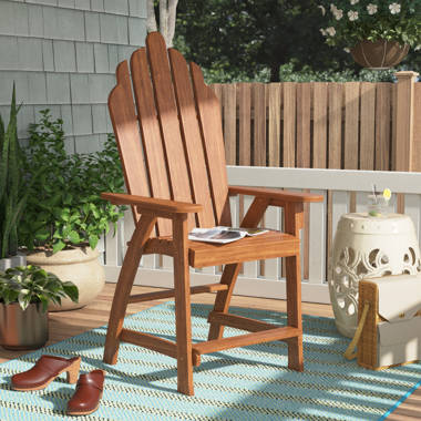 Rosecliff Heights Verna Wood Adirondack Chair Wayfair